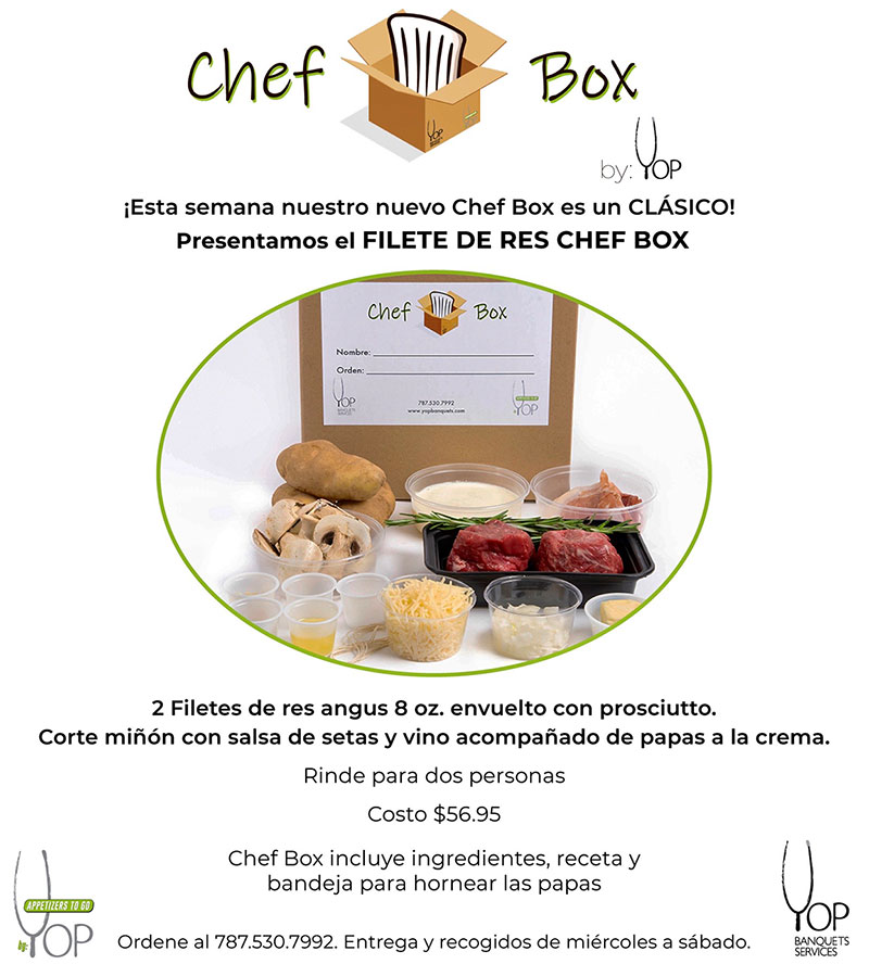 YOP Banquets - Menús